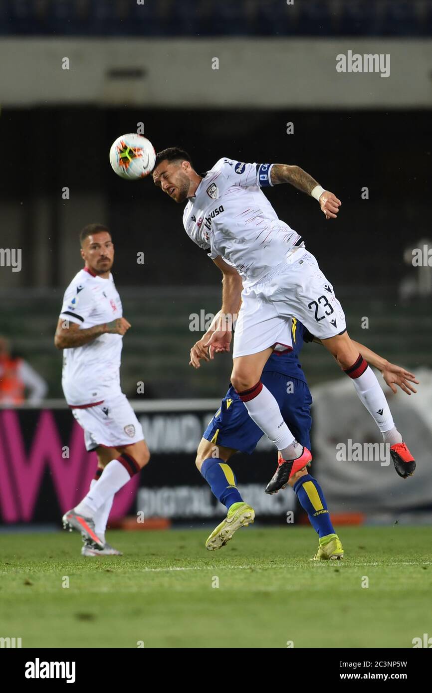 Luca Ceppitelli (Cagliari) ; June 20; 2020 - Football : Italian ...