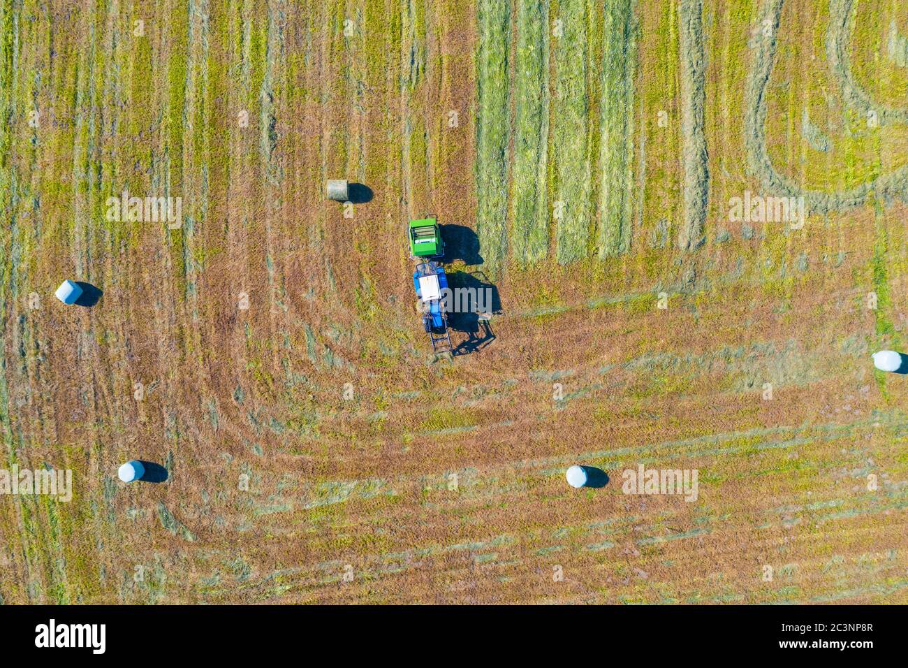 Aerial Mowed Field High Resolution Stock Photography and Images - Alamy