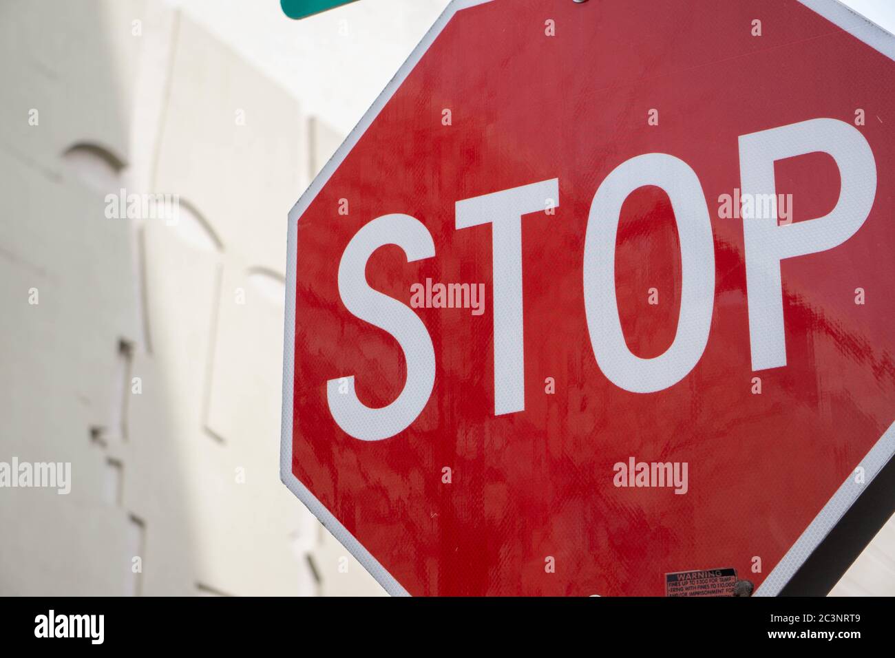 Closeup shot of a red stop sign in the street - perfect for background ...