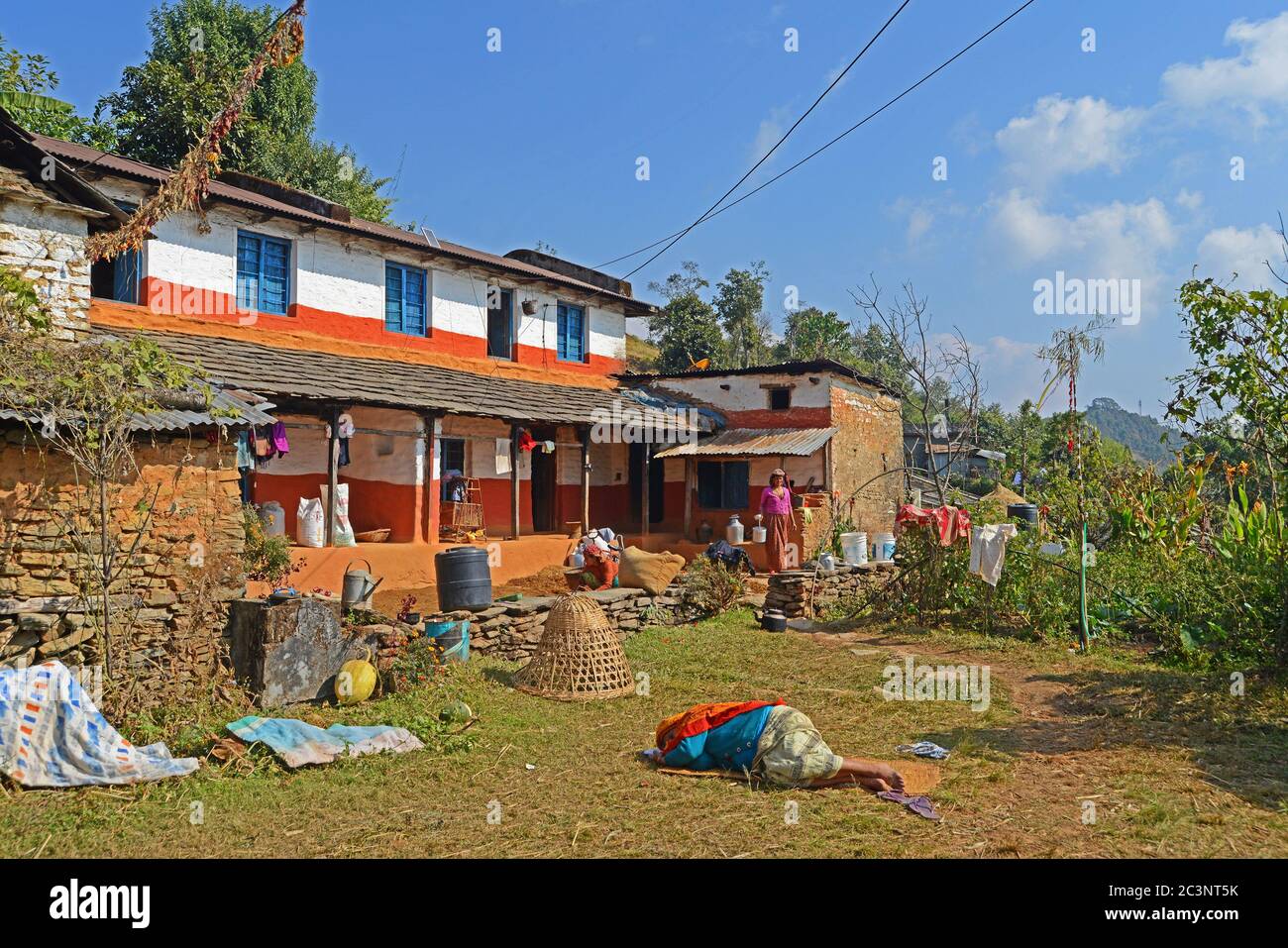 Nepalese farm hi-res stock photography and images - Alamy