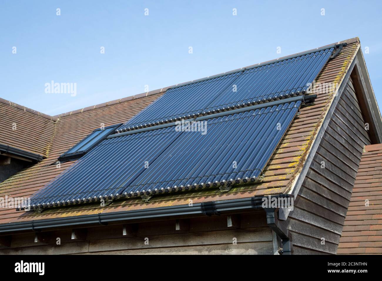 Solar thermal panels hi-res stock photography and images - Alamy