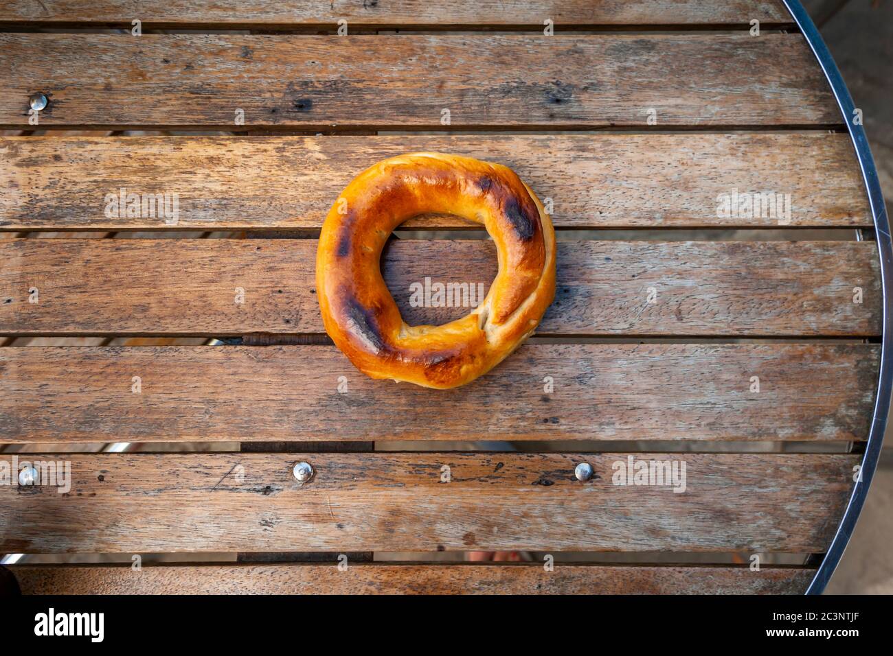 Fresh bread curl manufactured by a Traditional Bakery in Dobrich ...