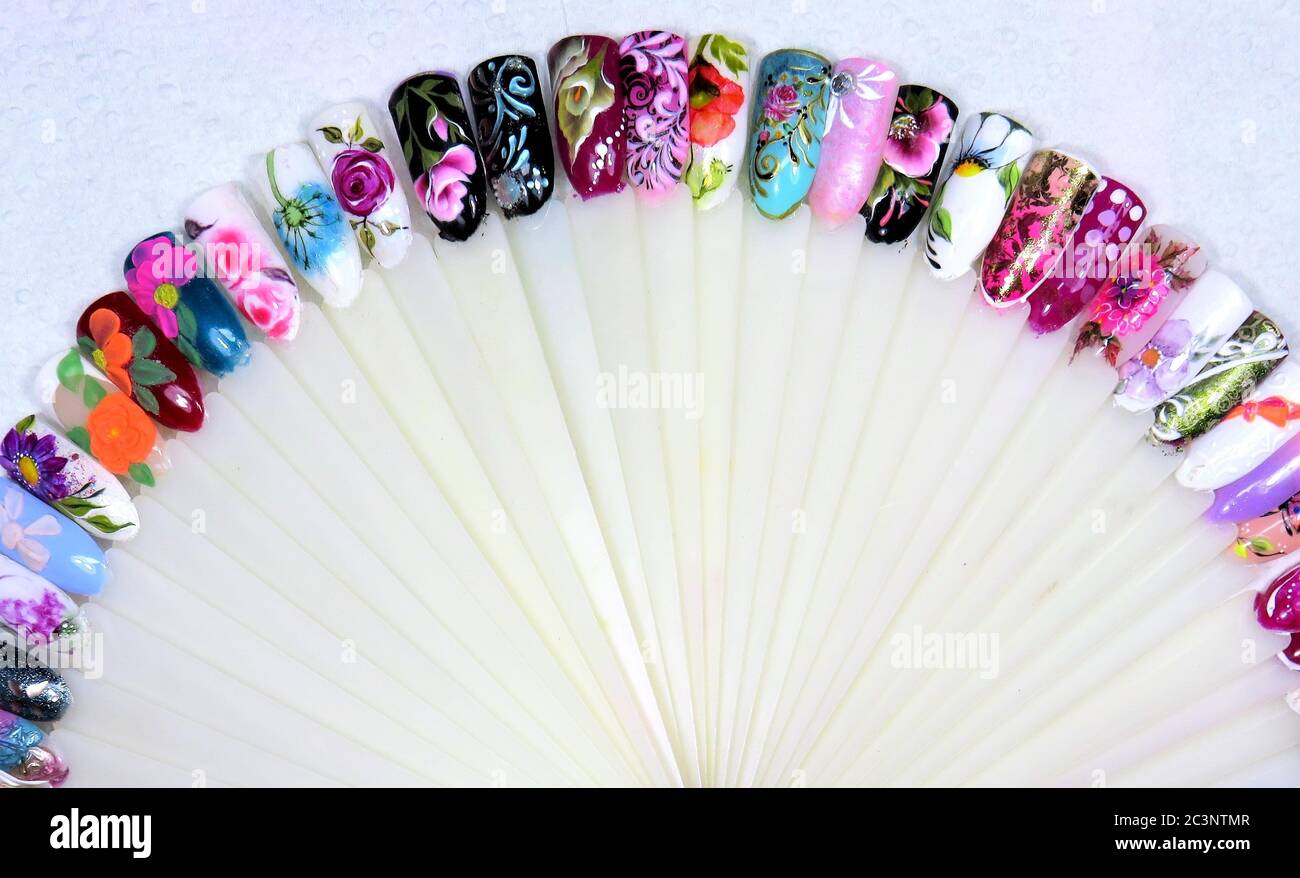 Nail art designs hi-res stock photography and images - Alamy