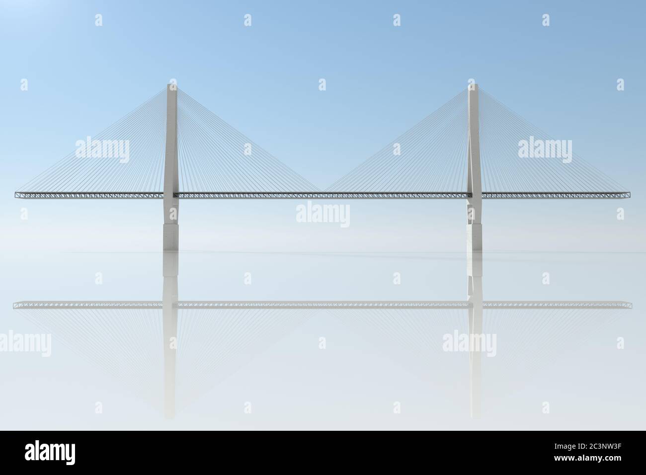 Suspension Bridge Drawing