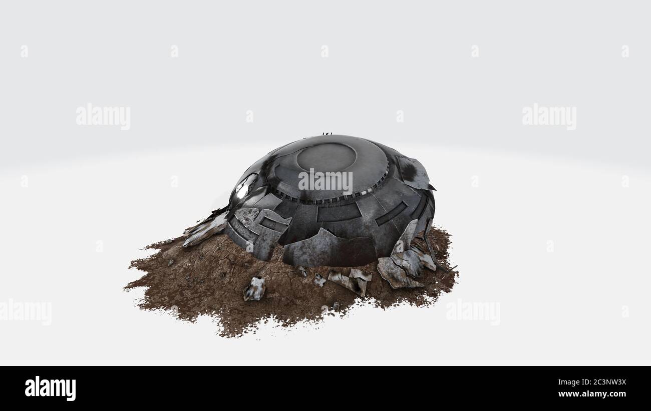 NLO at ground Stock Photo - Alamy
