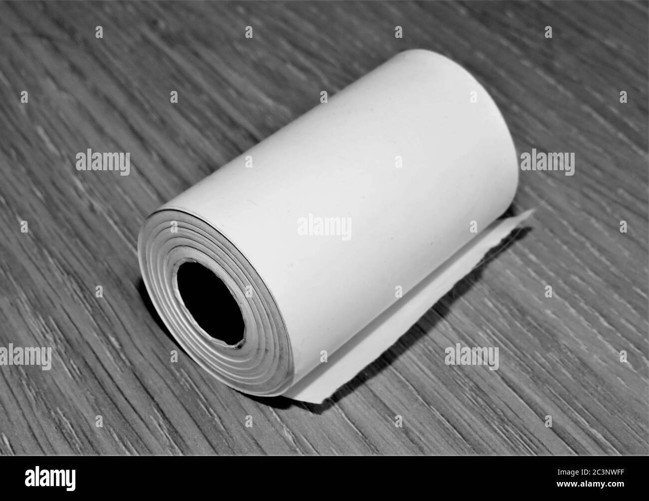 High angle closeup shot of a white paper roll Stock Photo - Alamy