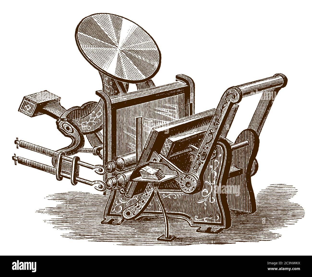 Pulley operated Stock Vector Images - Alamy