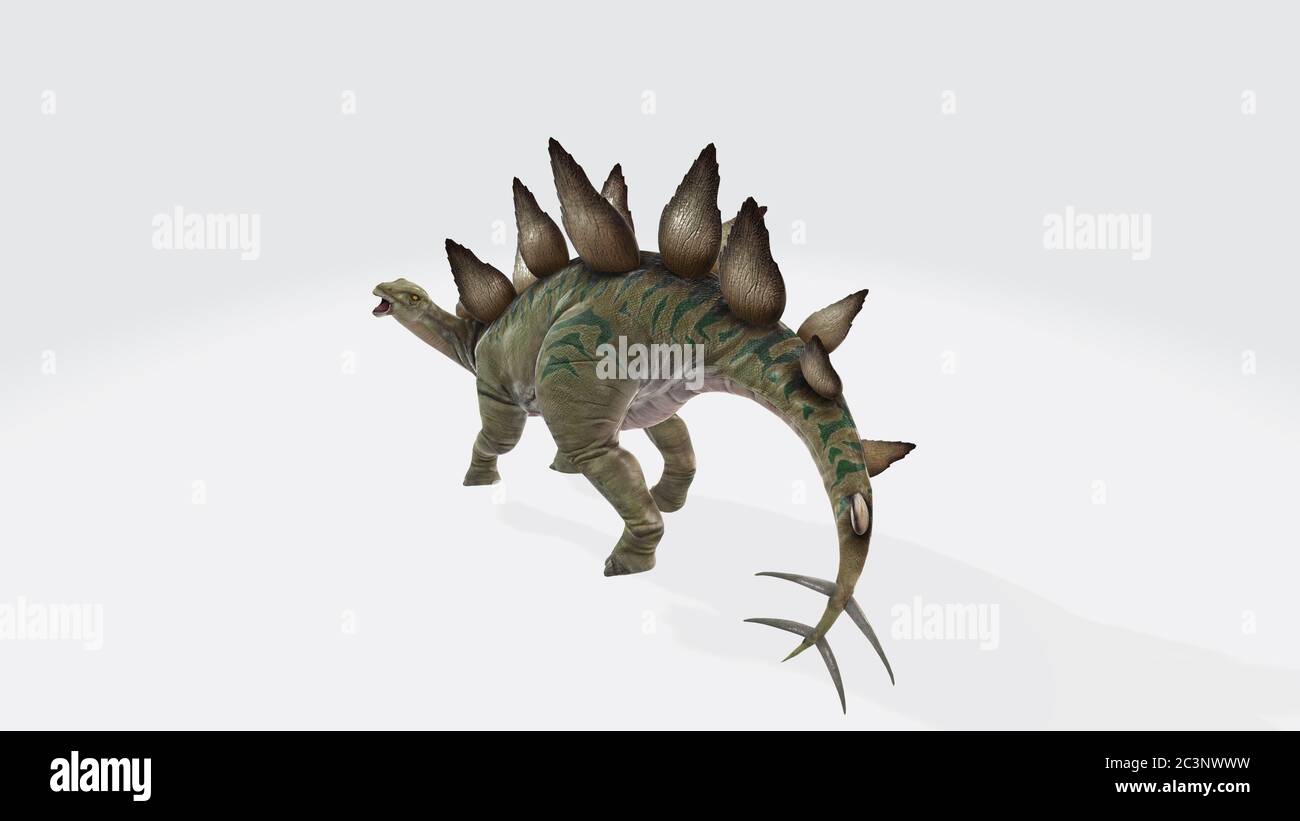 3d digital render dinosaur stegosaurus hi-res stock photography and ...