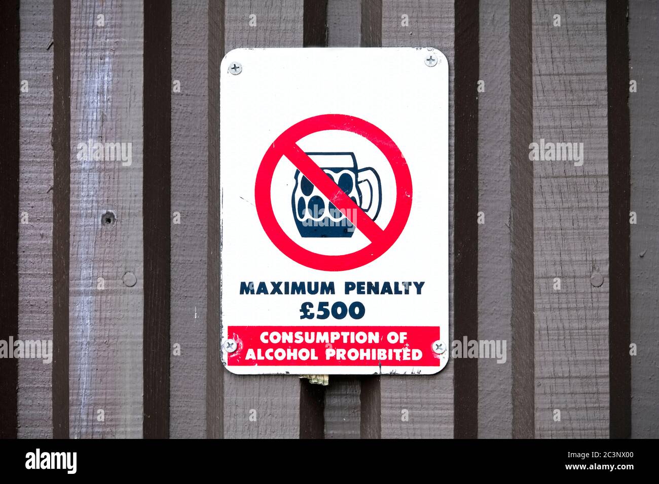Alcohol maximum fine if drinking consumption prohibited in public sign ...