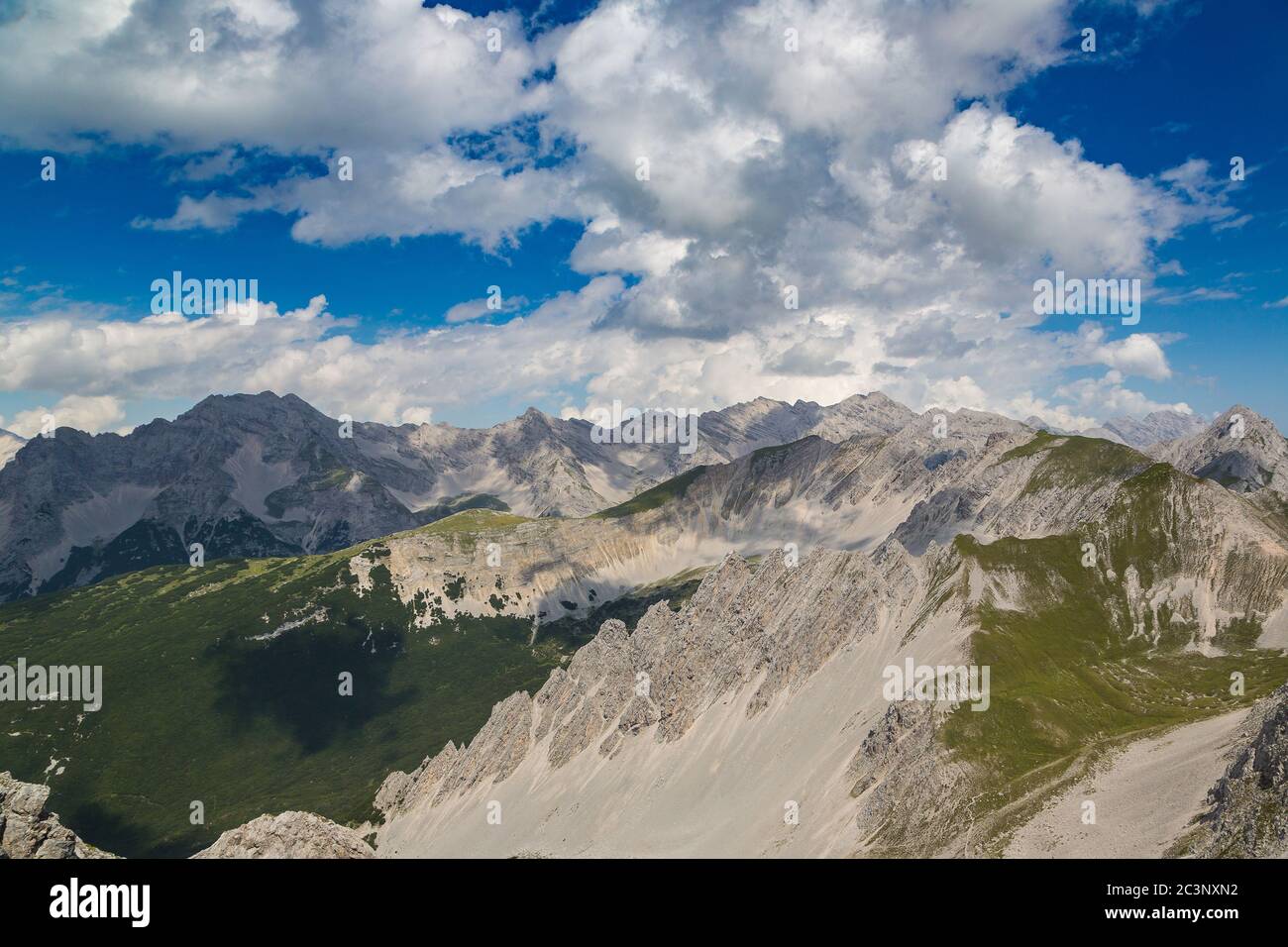 High mountain in Alps in a beautiful summer day Stock Photo - Alamy