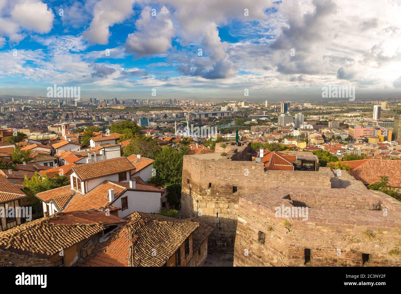 Ankara Castle, Ankara, Turkey in a beautiful summer day Stock Photo - Alamy