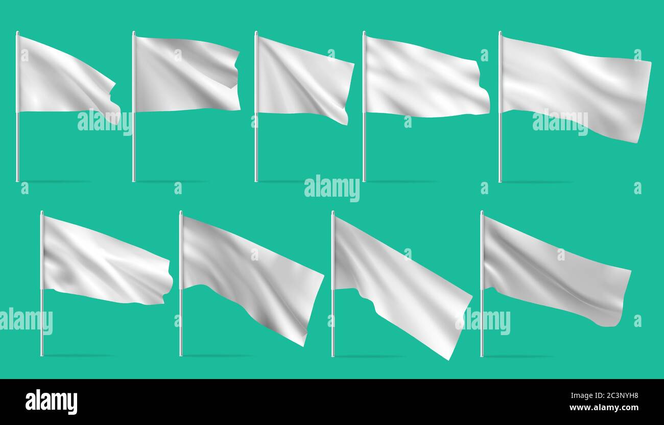 Blank flag on pole hi-res stock photography and images - Alamy