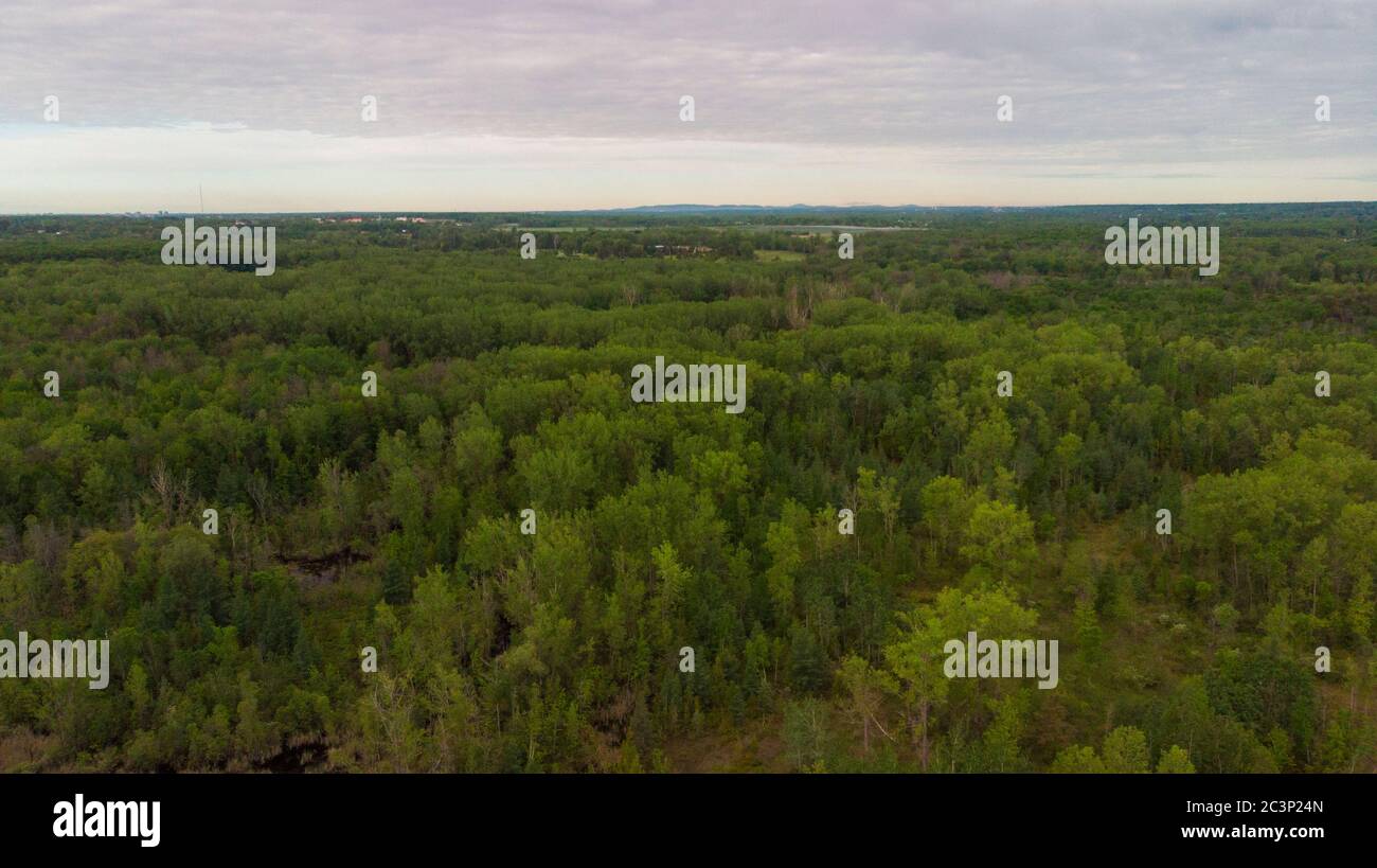 Aerial view of Laval City, quebec, Canada Stock Photo - Alamy