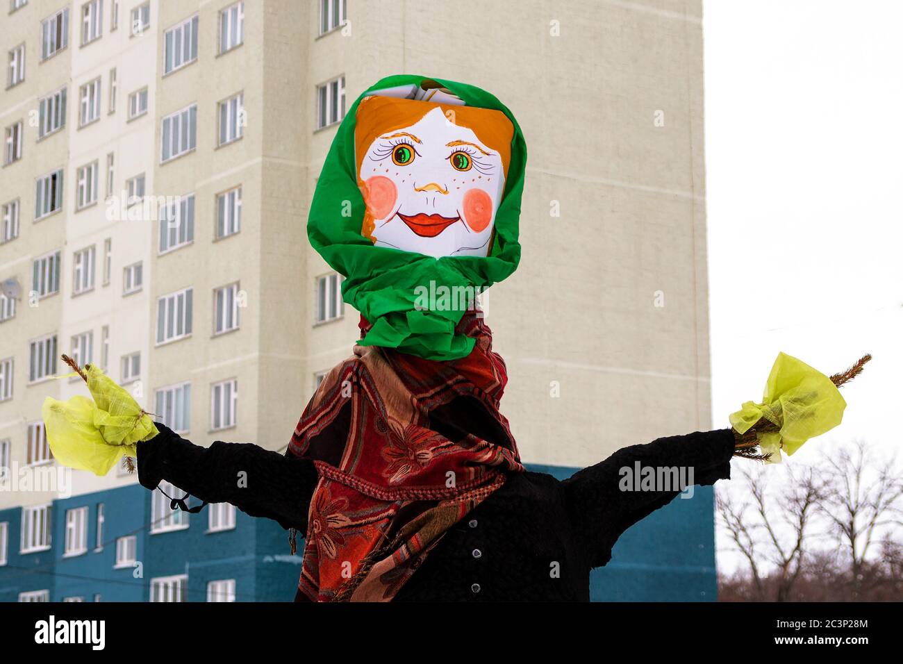 Doll Lady Maslenitsa for culmination of celebration last day of ...