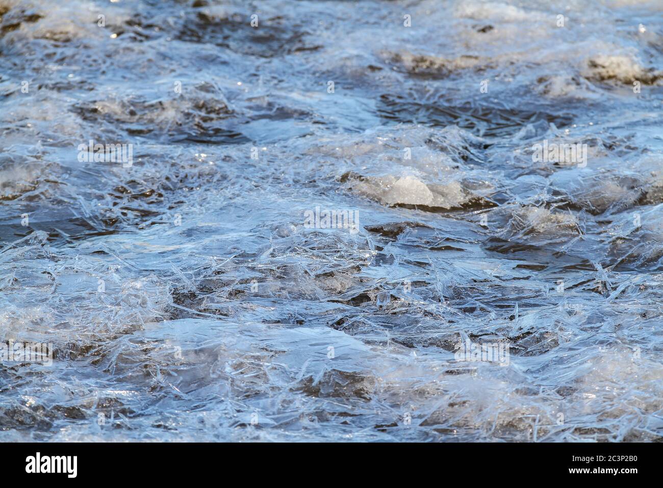 Frozen ice textures and reflections hi-res stock photography and images ...