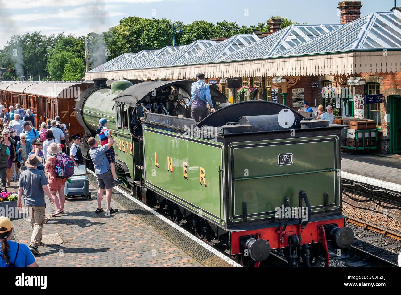 Express passenger locomotive built in 1928 and preserved on the North ...