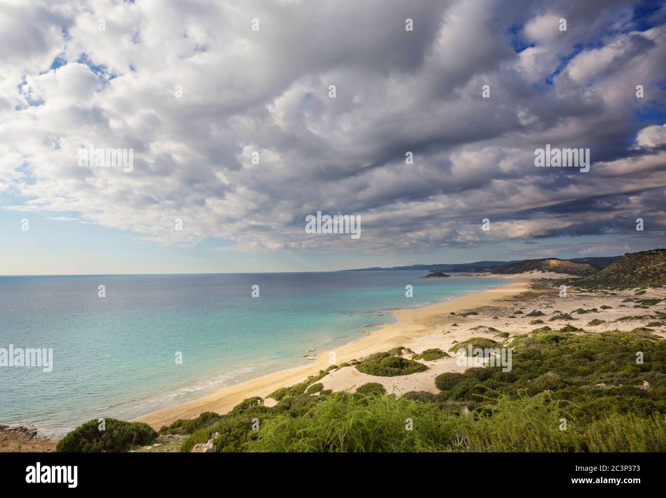 Beautiful beach in Northern Cyprus Stock Photo - Alamy