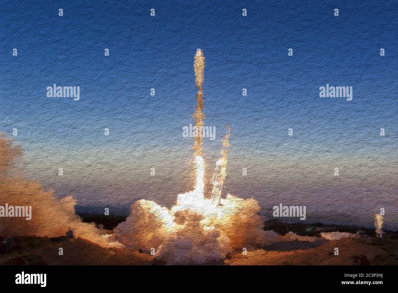 Launch spacex starship rocket hi-res stock photography and images - Alamy
