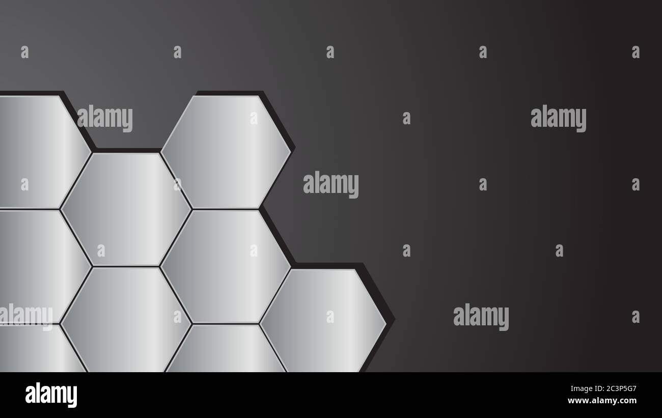 Realistic metal background design, silver abstract metallic background ...