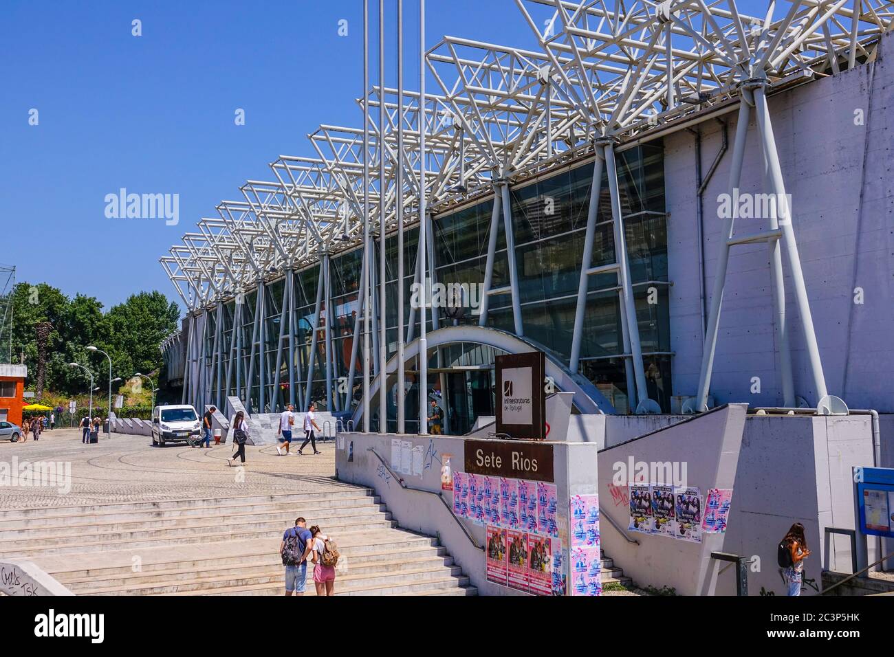 Sete Rios terminal in Lisbon Stock Photo - Alamy