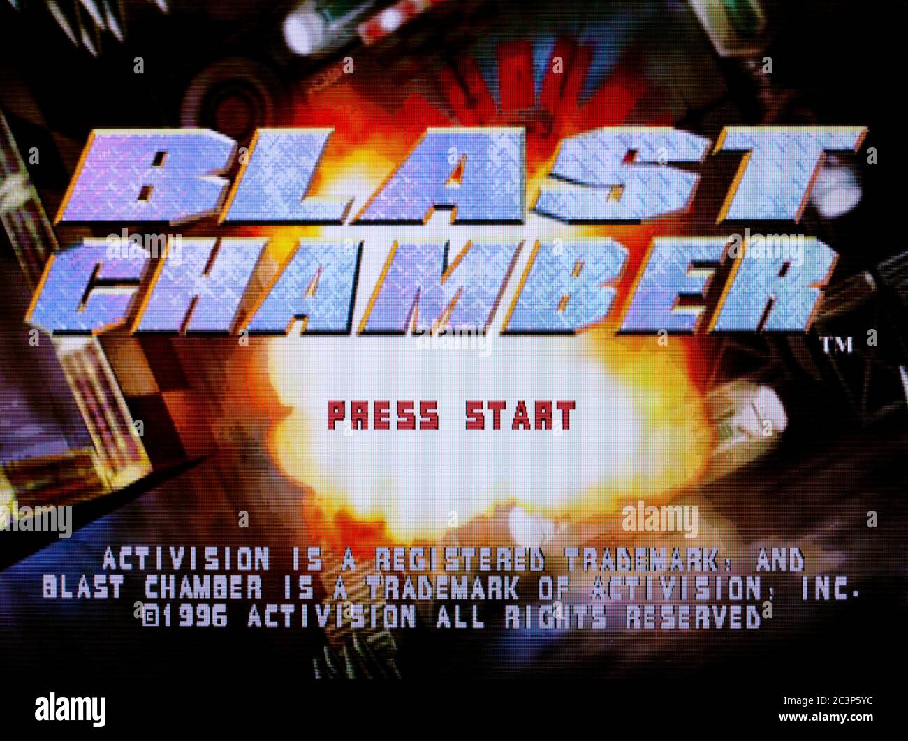 Blast Chamber - Sony Playstation 1 PS1 PSX - Editorial use only Stock ...