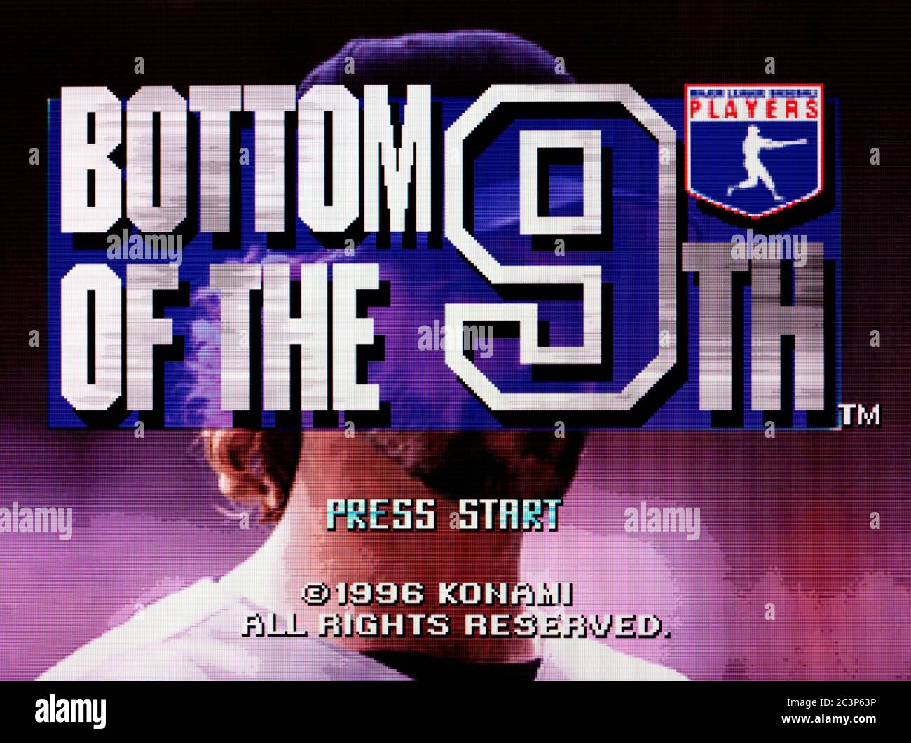 Bottom of the 9th - Sony Playstation 1 PS1 PSX - Editorial use only ...