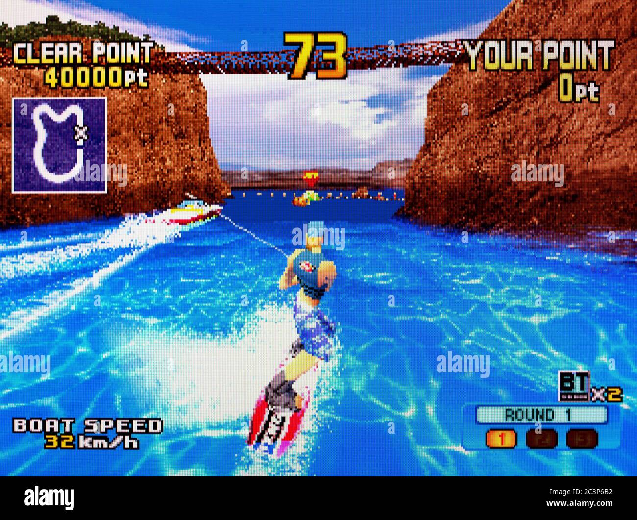 Burst Trick Wake Boarding - Sony Playstation 1 PS1 PSX - Editorial use ...