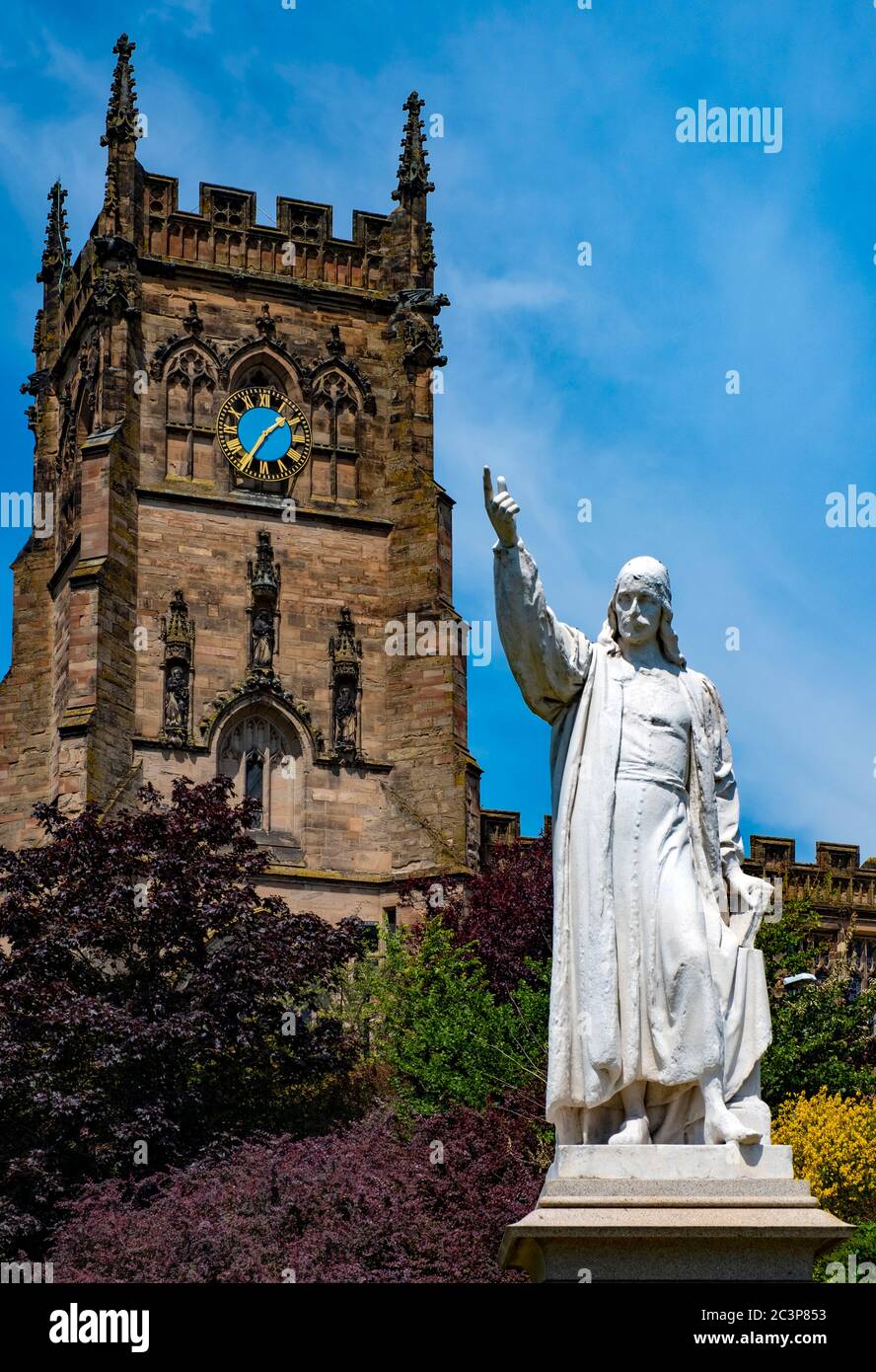 Statue Richard Baxter In Kidderminster High Resolution Stock ...