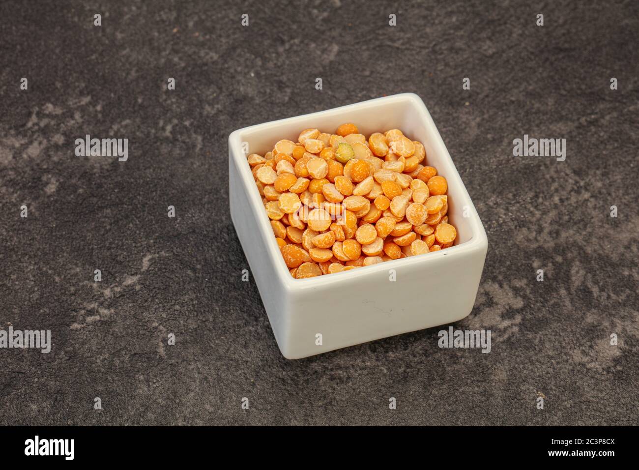 Dry peas for cooking in the bowl Stock Photo - Alamy