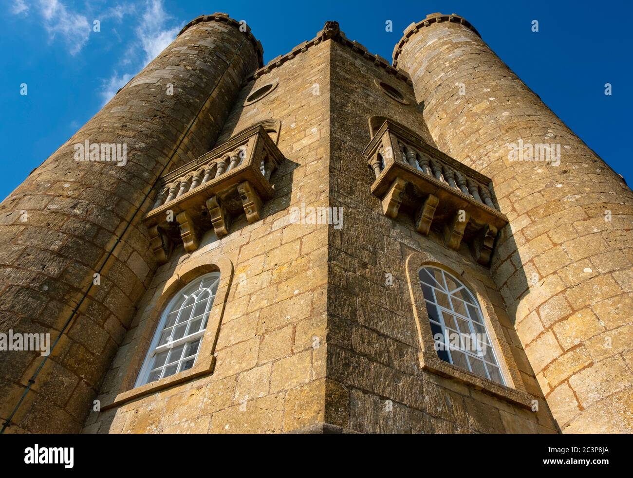 Broadway Tower is a famous landmark in The Cotswolds, Worcestershire ...