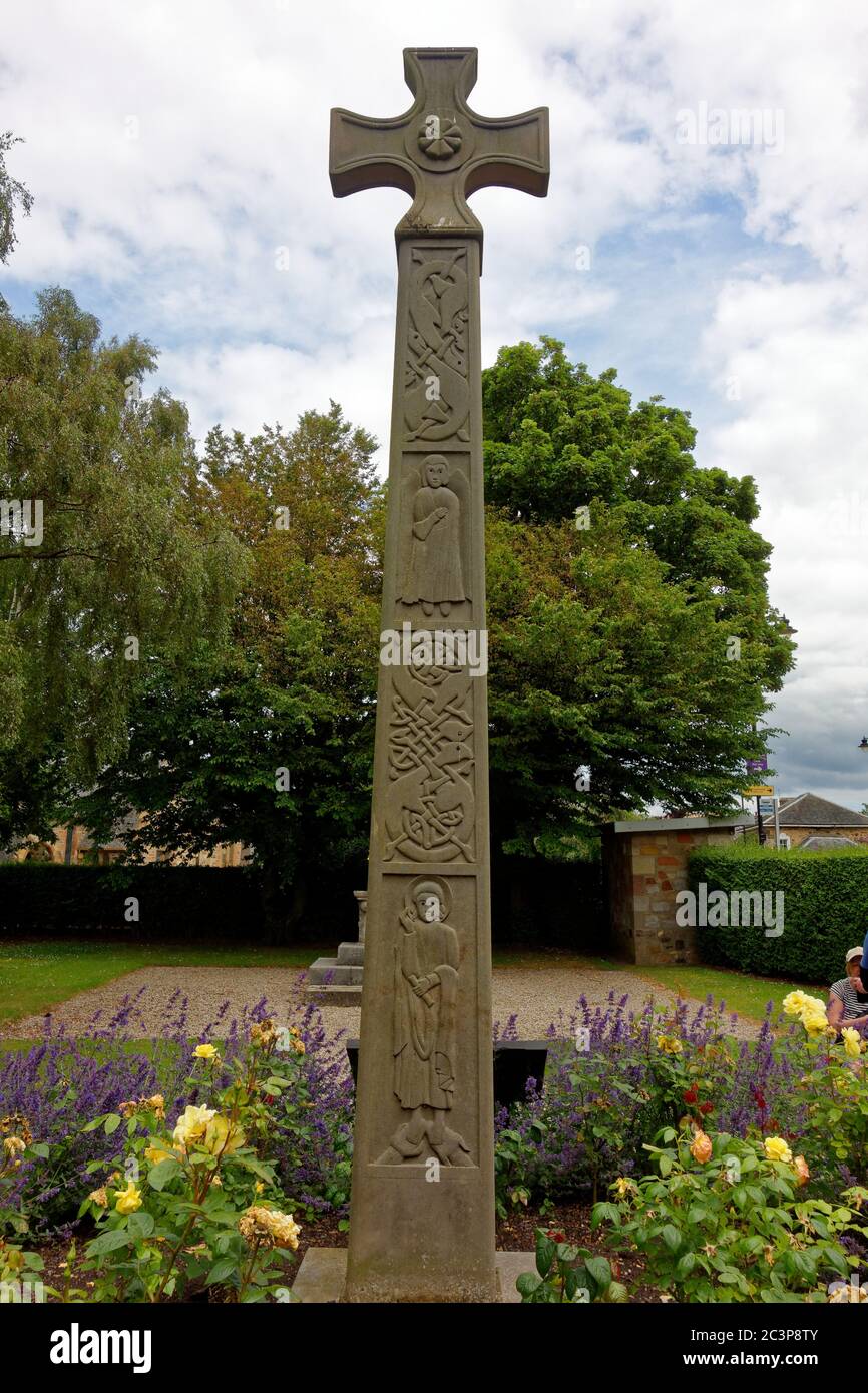 Aberlady Cross a reconstructed Anglo-Saxon Cross, East Lothian ...