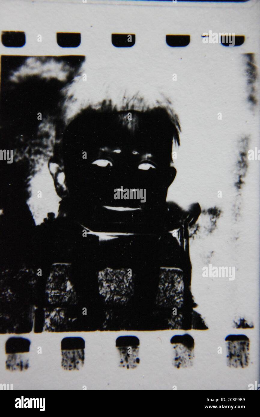 Fine 70s vintage black and white extreme photography of a monstrous ...