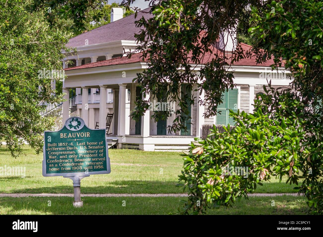 Beauvoir jefferson davis home hi-res stock photography and images - Alamy
