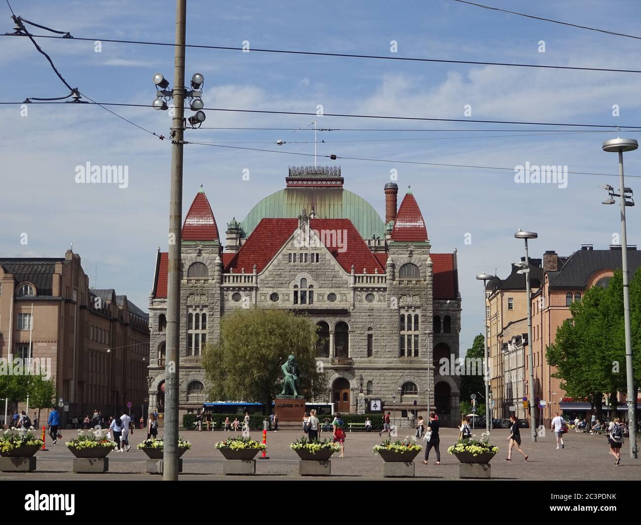 Architecture of Finnish Helsinki. A pleasant walk through the old ...