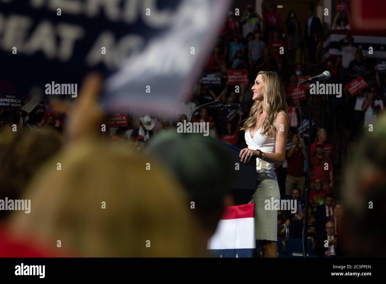 Lara trump rally hi-res stock photography and images - Alamy