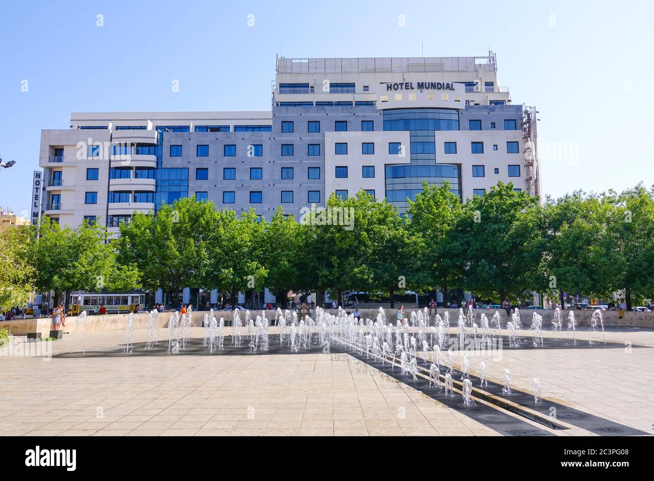 Martim Moniz Square in Lisbon Stock Photo - Alamy