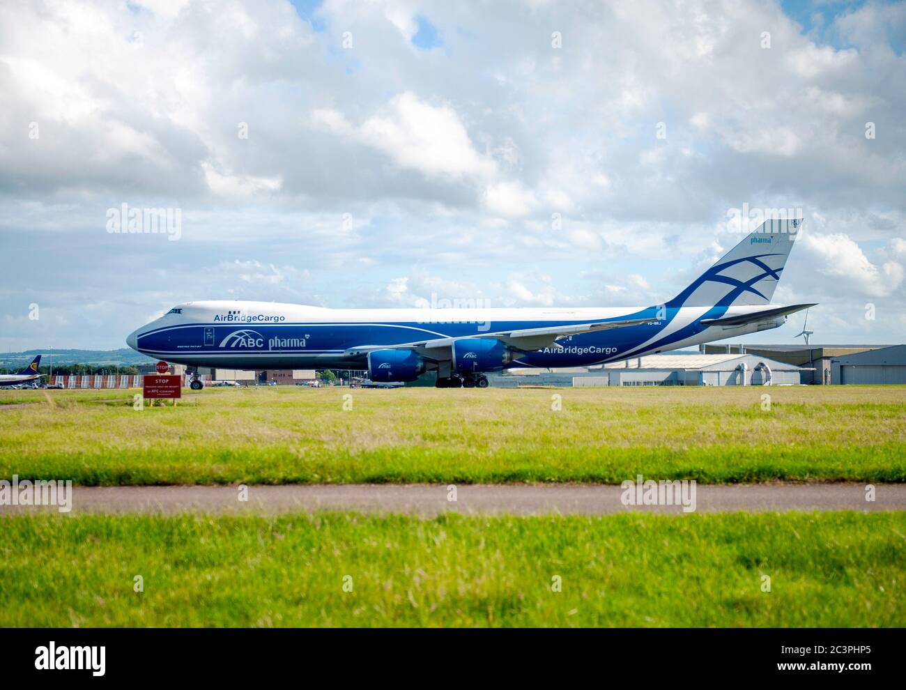 Pharma ABC AirBridgeCargo pharmaceutrical flight takes off from East ...