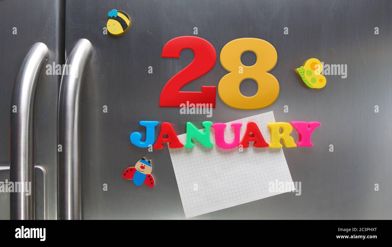 28 january calendar hi-res stock photography and images - Alamy