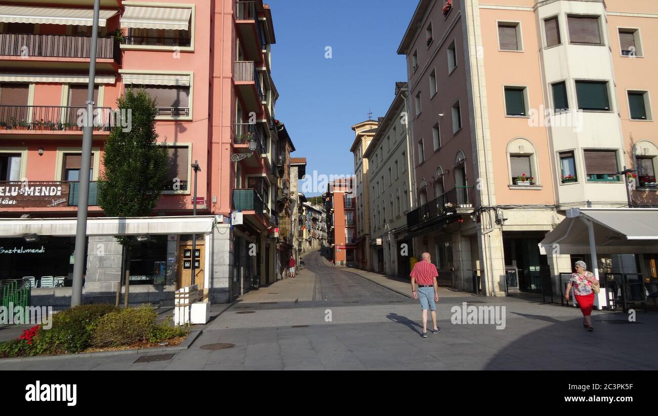 Irun is a beautiful old city in Spain. The stunning architecture of ...