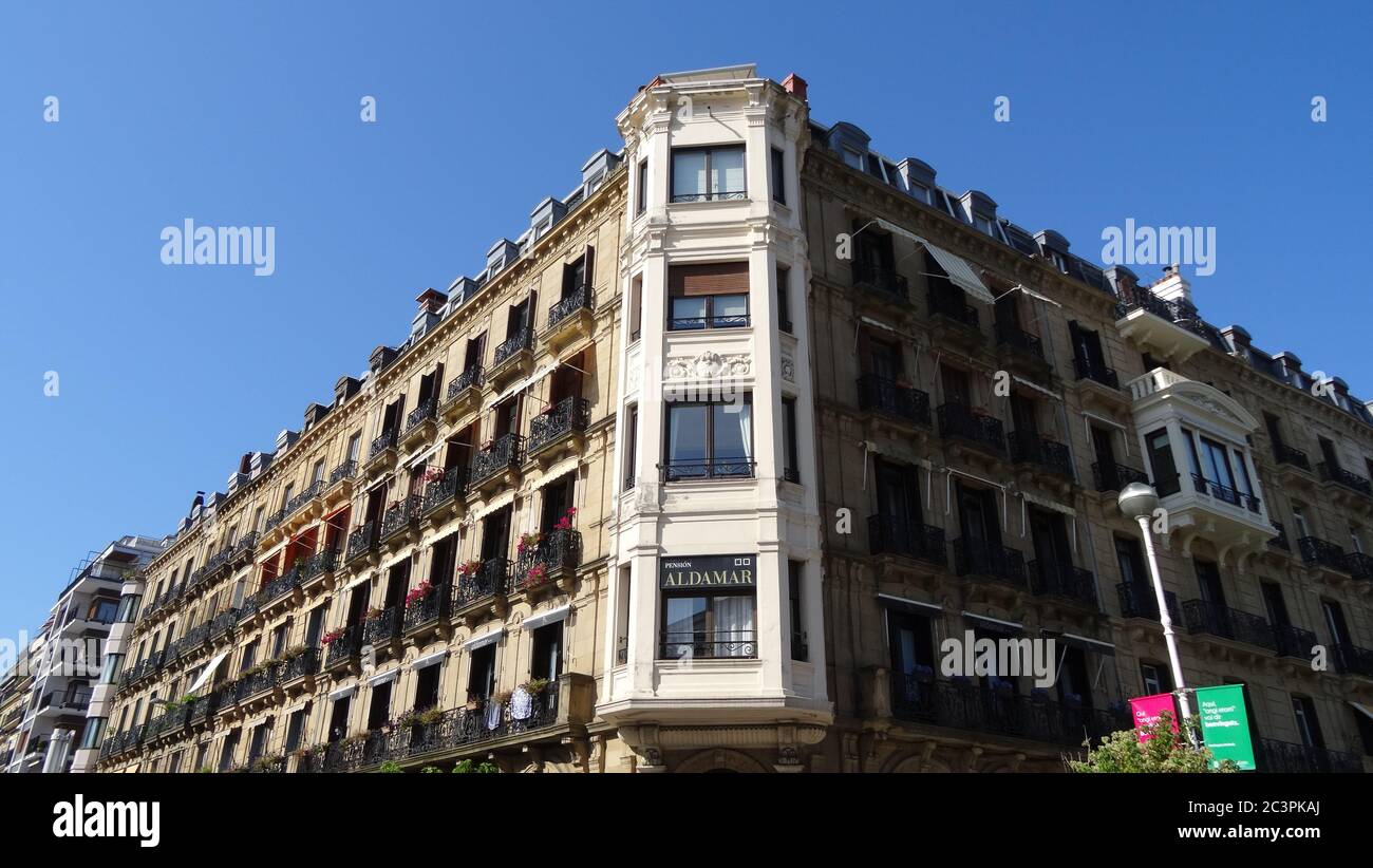San Sebastian is a city in the Basque Country with very beautiful ...