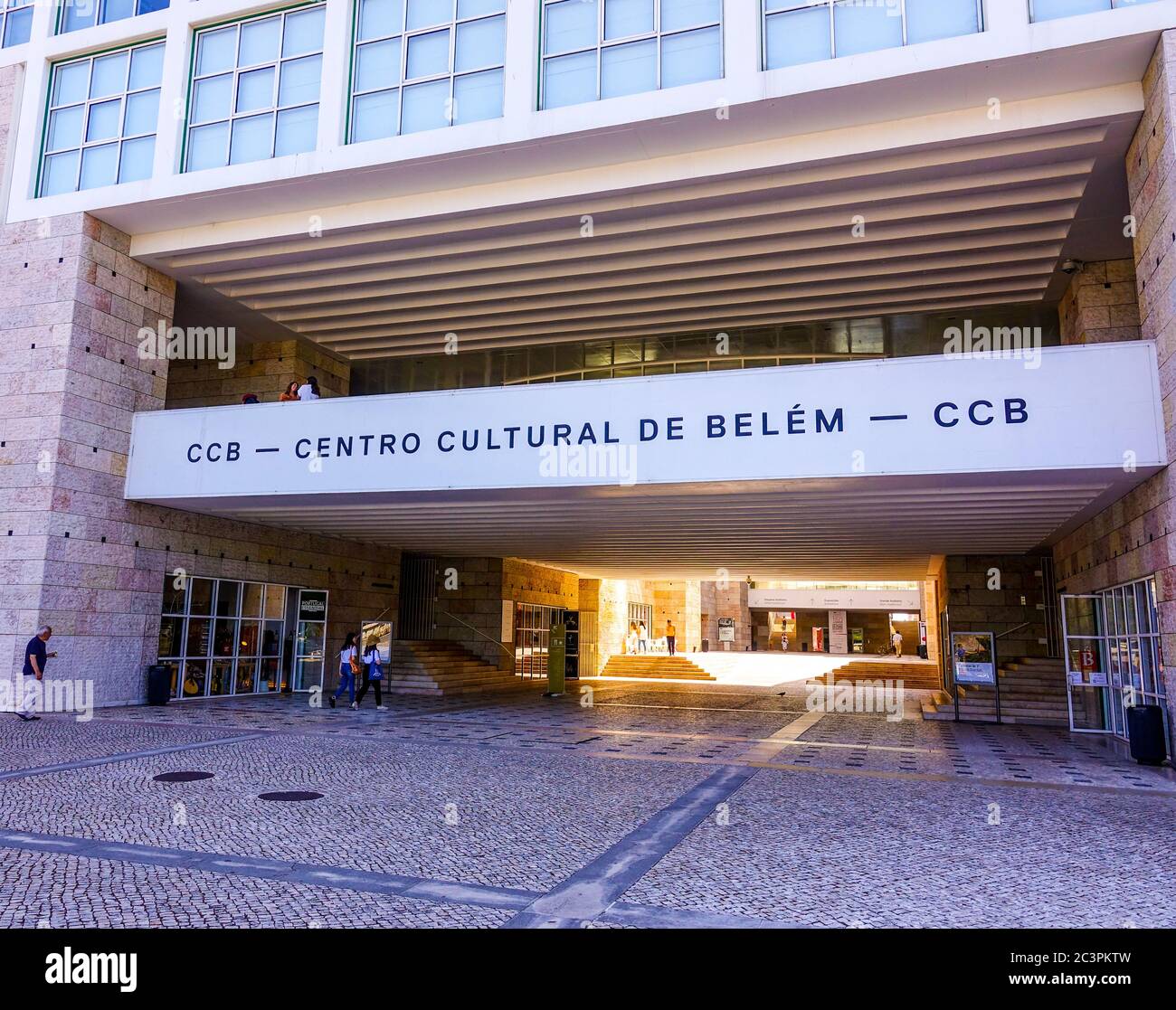 CCB in Lisbon - Cultural Centre of Belem - aerial view Stock Photo - Alamy