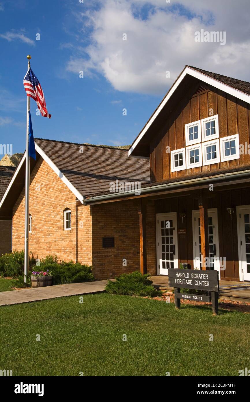 Harold Schafer Heritage Center, Medora, North Dakota, USA Stock Photo ...