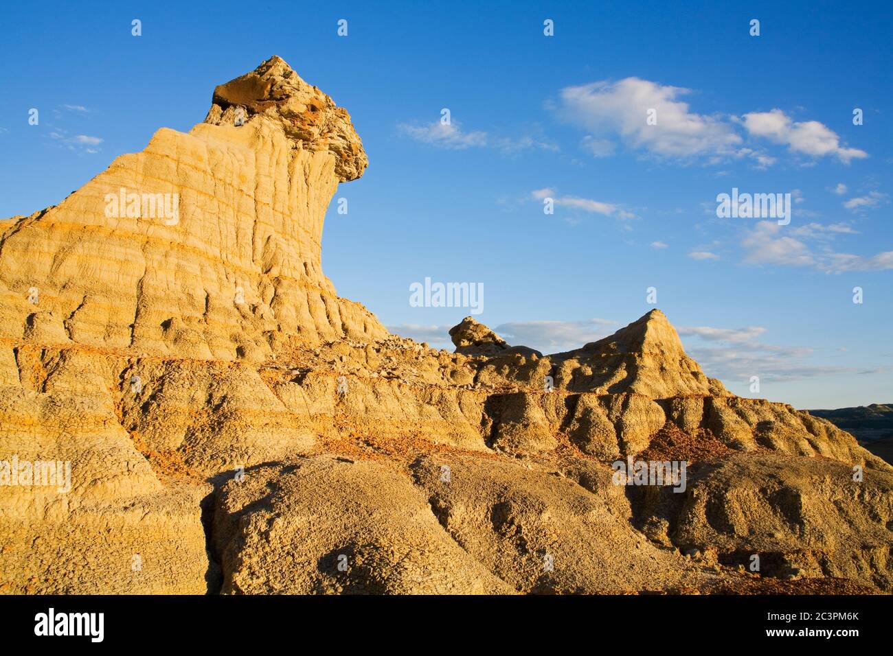 Slump Block area in Theodore Roosevelt National Park North Unit ...
