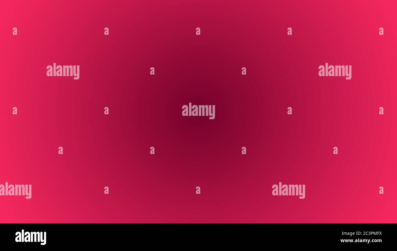 Dark red rose color blurred radial gradient background with copy space ...