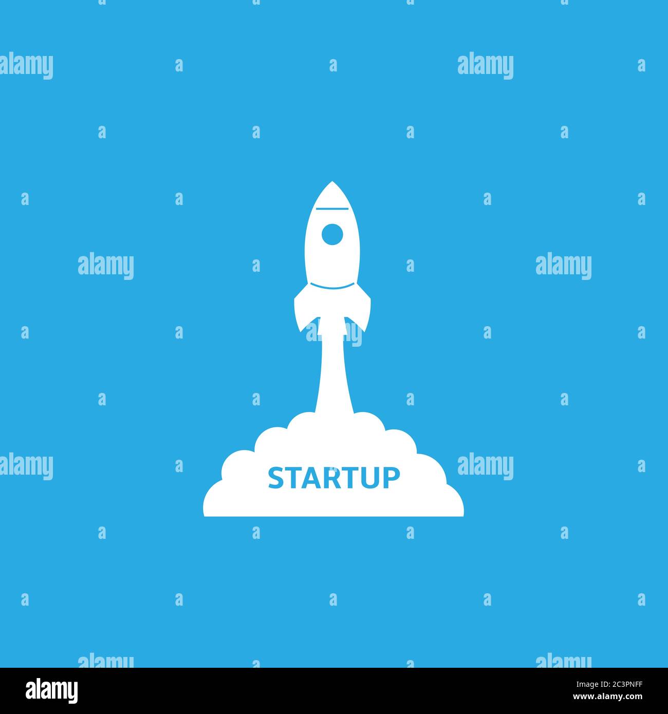 Startup rocket vector Stock Vector Image & Art - Alamy