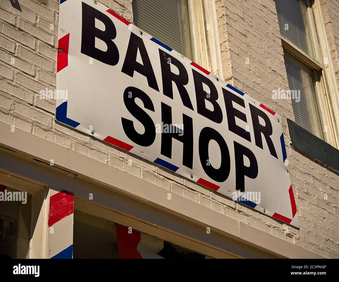 Barber shop sign hi-res stock photography and images - Alamy