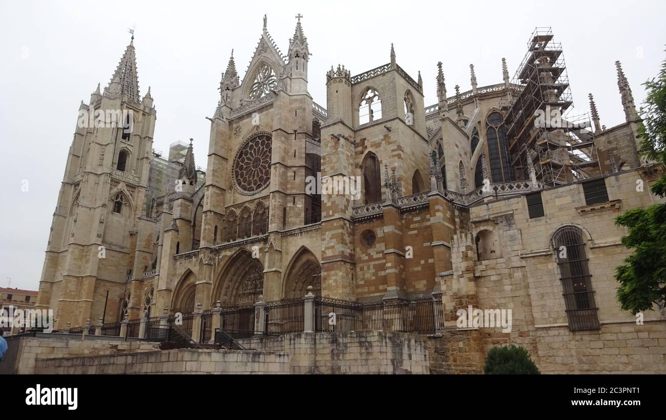Leon's architecture. A stunning place in the Castile and Leon region ...