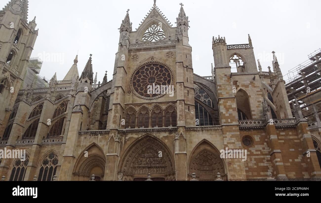 Leon's architecture. A stunning place in the Castile and Leon region ...
