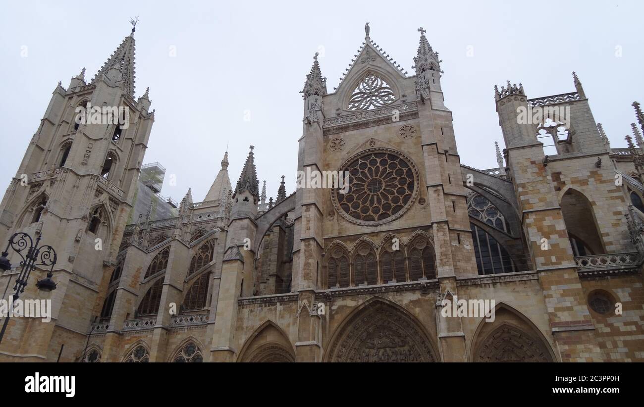 Leon's architecture. A stunning place in the Castile and Leon region ...