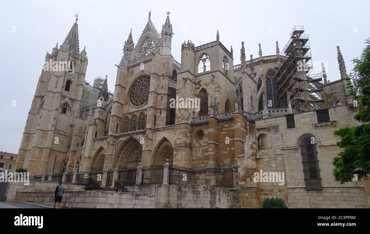 Leon's architecture. A stunning place in the Castile and Leon region ...